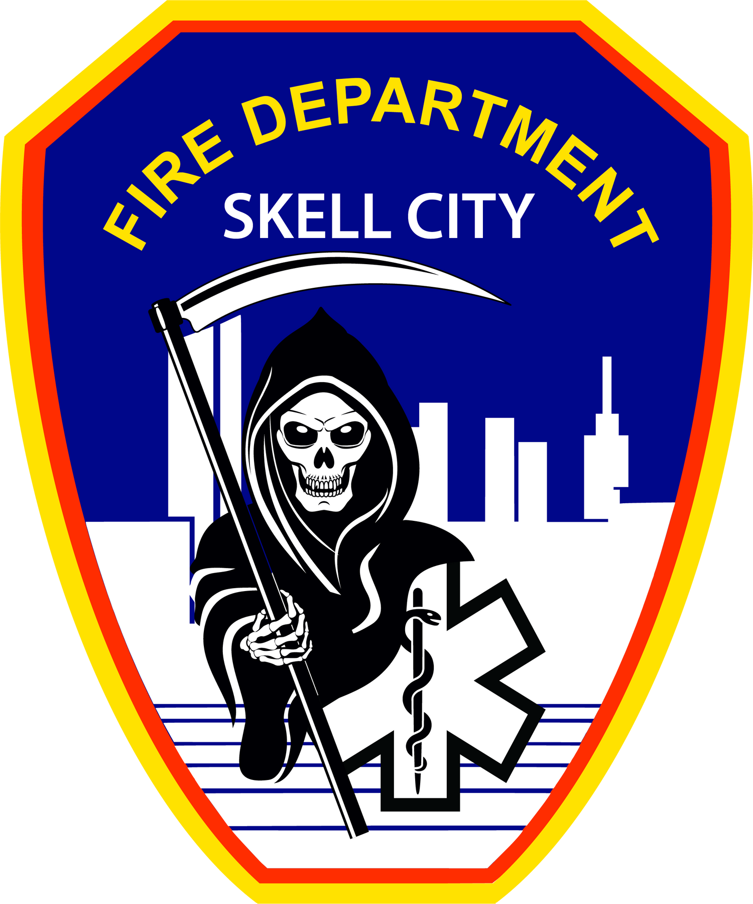 Welcome To Skell City Sticker & Patch Shop For Burnt First Responders ...
